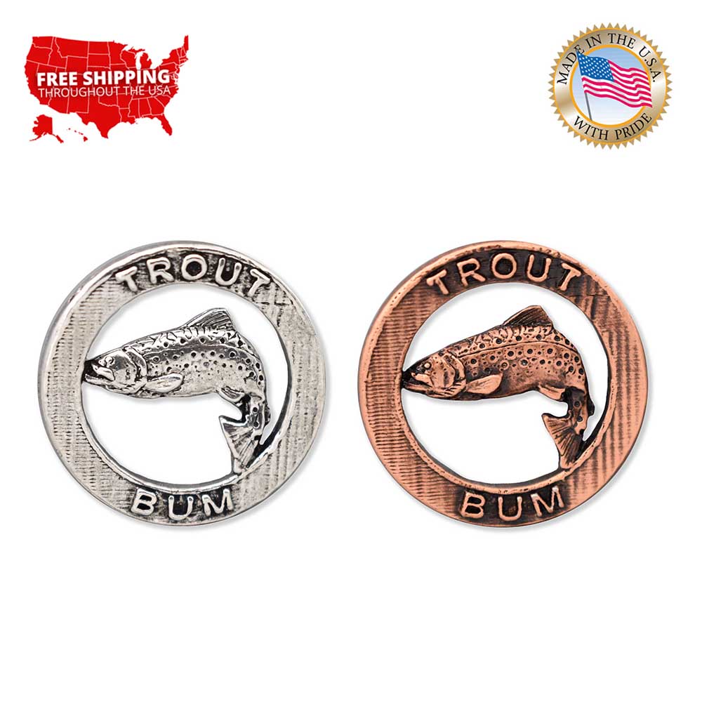 Trout Bum Retro Magnet, Field and Stream, Vintage, R009M, Magnets ...