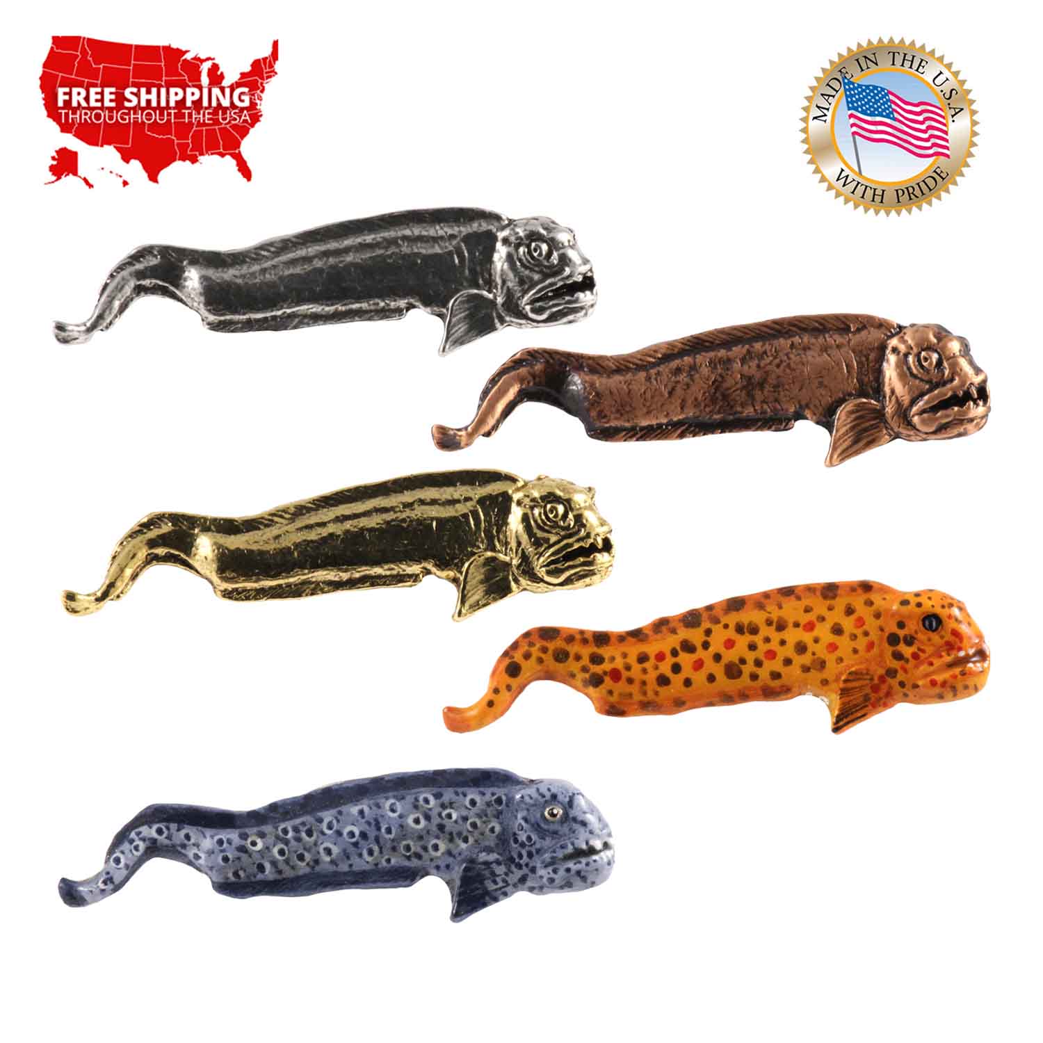 Wolf Eel Adult Magnet, Ocean, Fish, Fishing, Saltwater, S104, Magnets ...