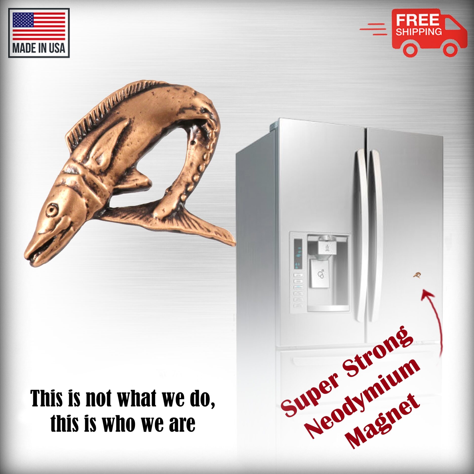 Wahoo Magnet, Ocean, Fish, Fishing, Saltwater, S023, Magnets, Magnetic ...