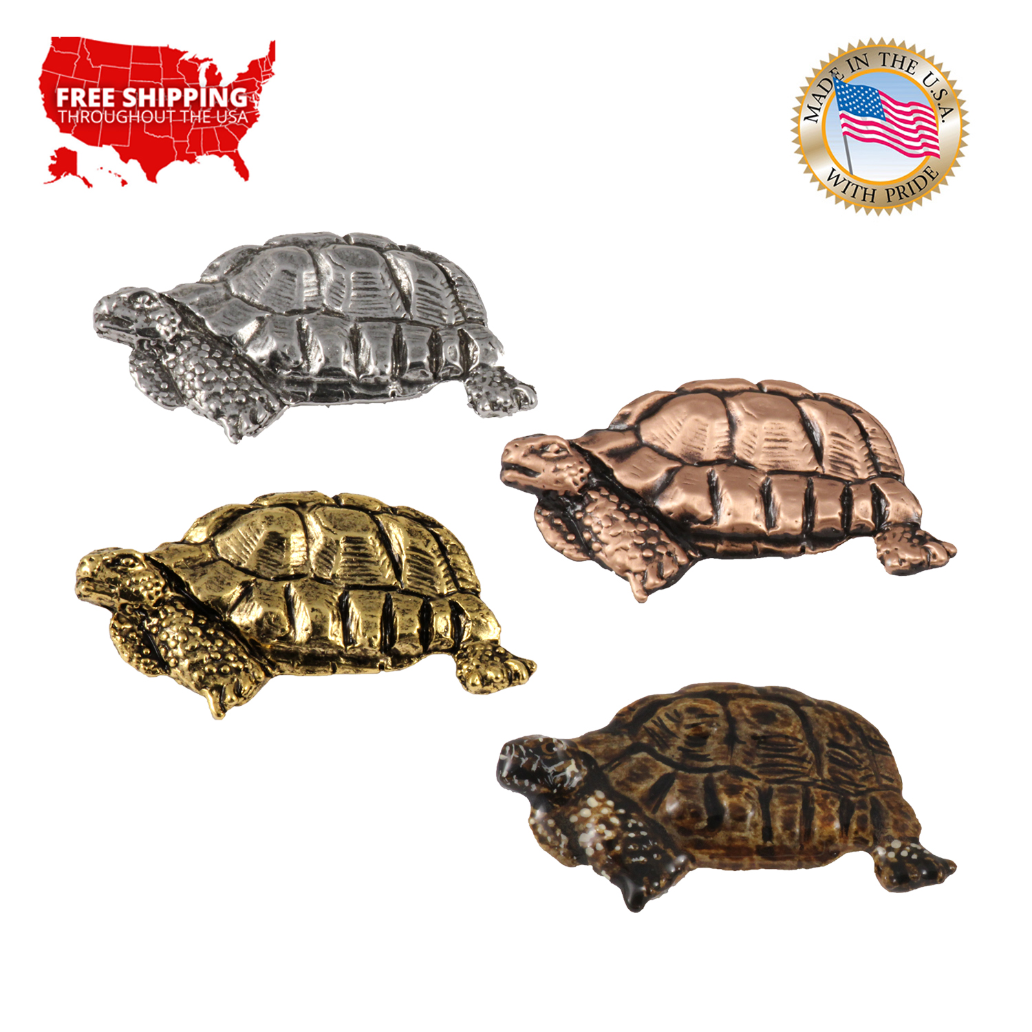 Tortoise Pin, A149, Lapel, Brooch, Pins, Hat, Backpack, 1000s of ...
